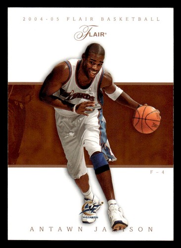 2004-05 Flair #26 Antawn Jamison Row 1 #d 58/100! Washington Wizards | eBay