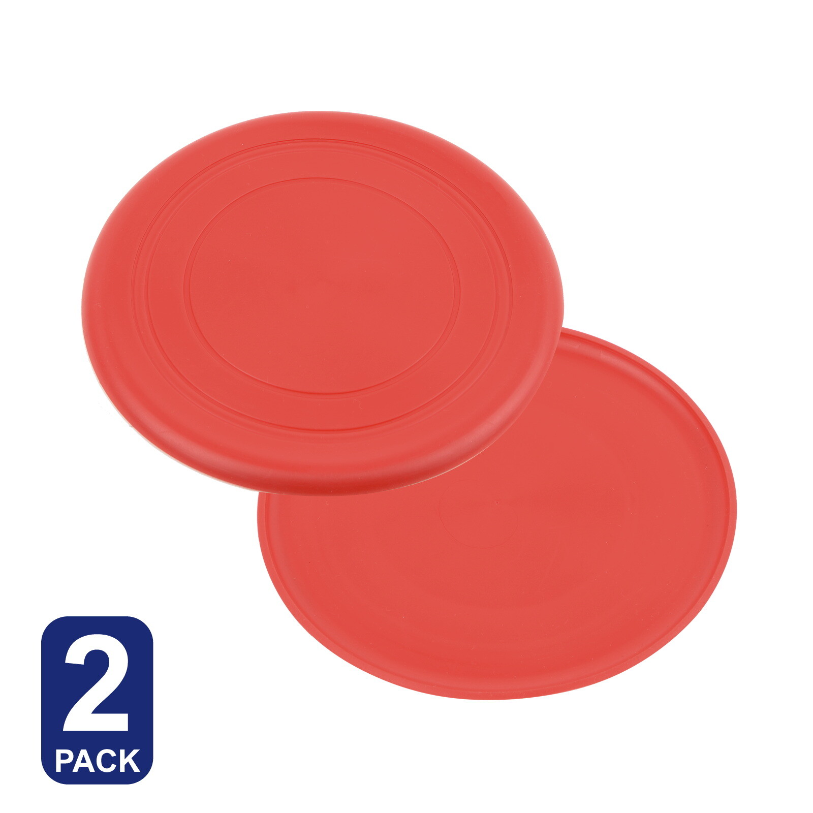 2X Silicone Frisbee Flying Disc Rings Puppy Pet Fetch Training Kids ...