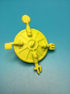 Vintage TMNT Wacky Action Mike Sewer Cover Shield Figure Accessory ...