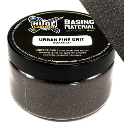 Huge Miniatures Basing Materials, Urban Fine Grit Diorama Ballast – 4oz ...