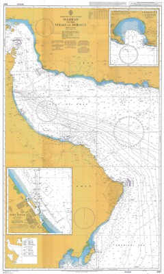 Admiralty 2851 Arabian Sea Gulf Of Oman Masirah To Strait Of Hormuz Map
