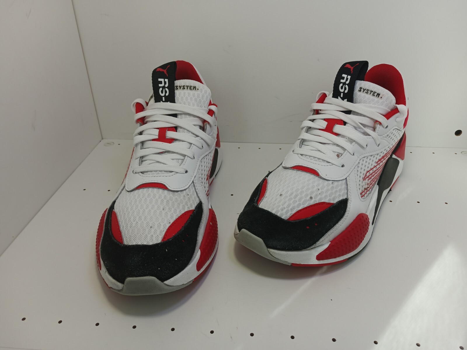 Puma RS-X Running System Low Men's Shoes White Red 37… - Gem