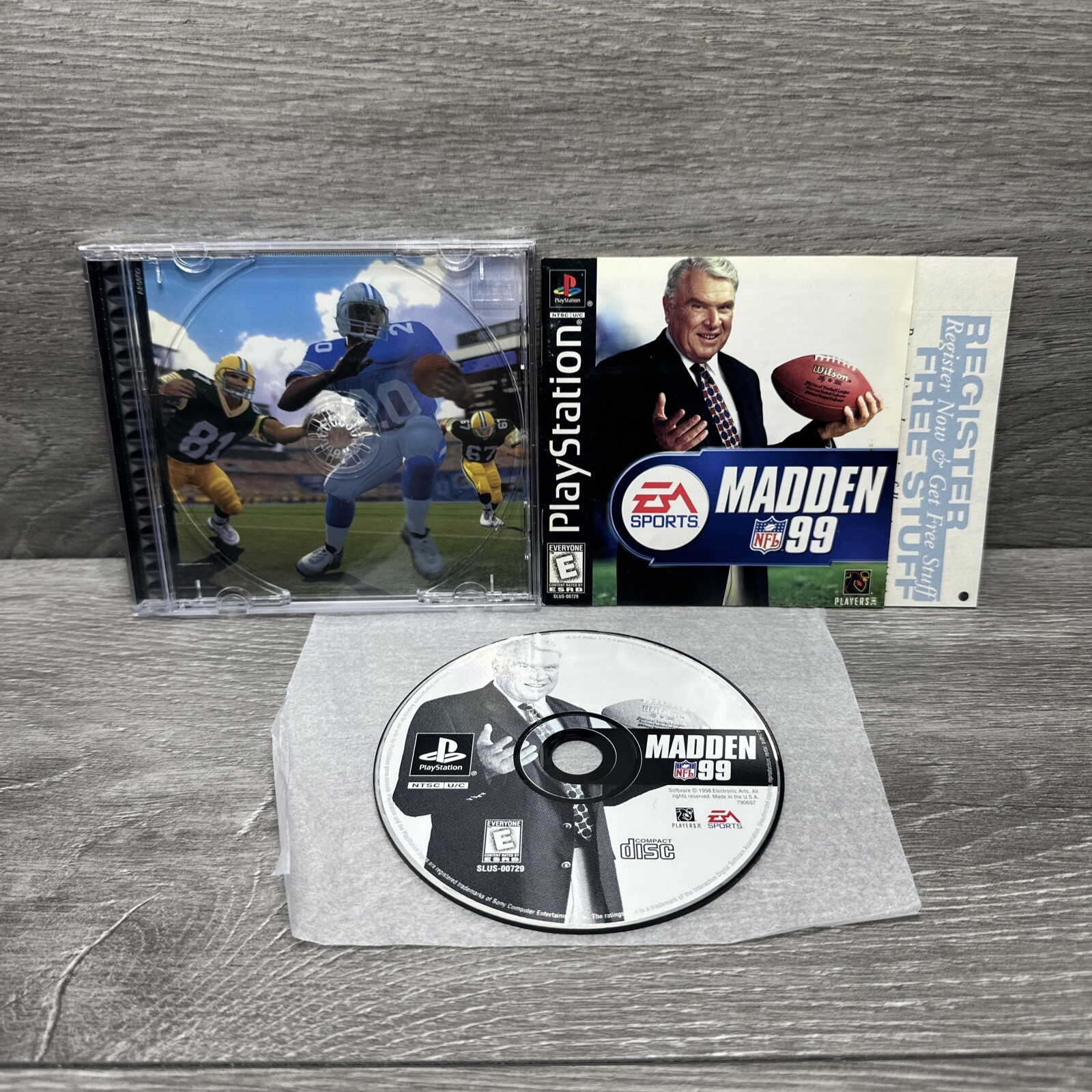 NM/M 📀 w Reg Card! Madden NFL 99 (Sony PlayStation 1, PS1) Complete CIB ...