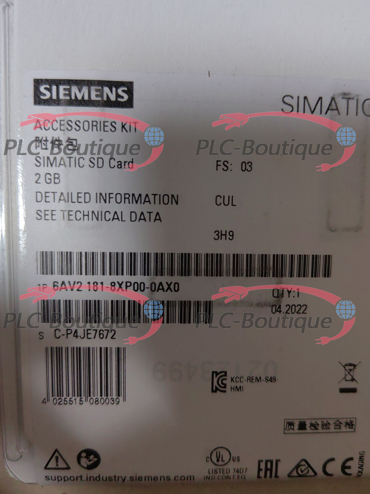 1PC NEW Siemens 6AV2181-8XP00-0AX0 4025515080039 | eBay