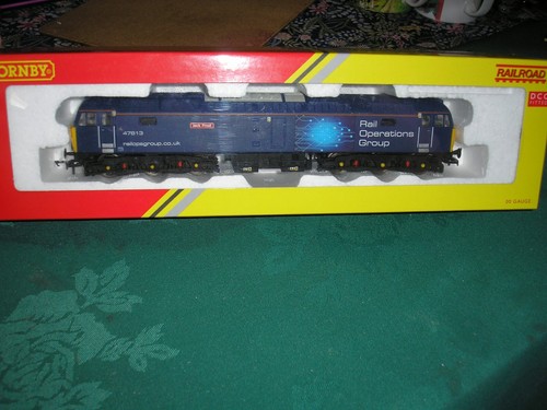 Hornby R30042TTS DCC Sound Class 47 47813 'Jack Frost'.Rail Operations ...