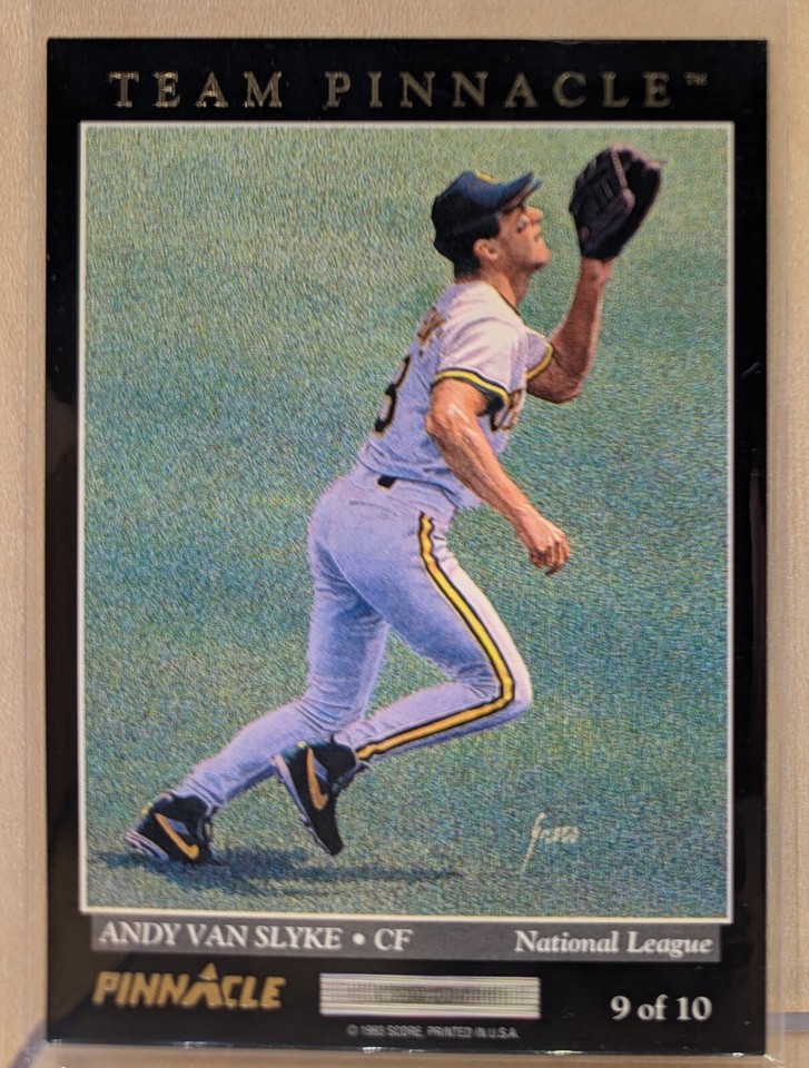 1993 TEAM PINNACLE #9 Kirby Puckett Andy Van Slyke HOF RARE ICONIC ...