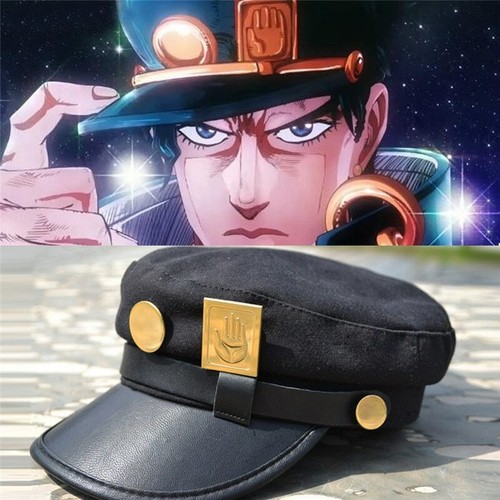 Anime JoJo's Bizarre Adventure Kujo Jotaro Joseph Cosplay Army Military ...