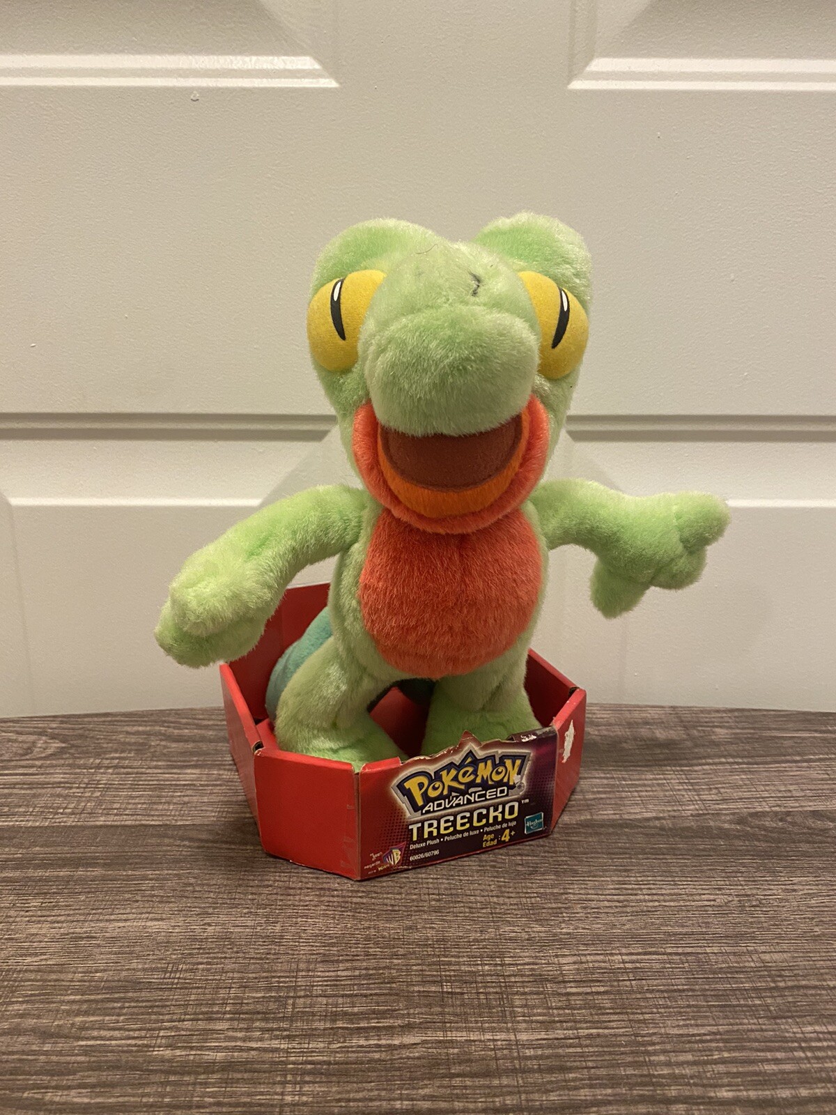Pokemon Treecko Plush Green Lizard 10" Hasbro 2004 Vintage New In Box ...