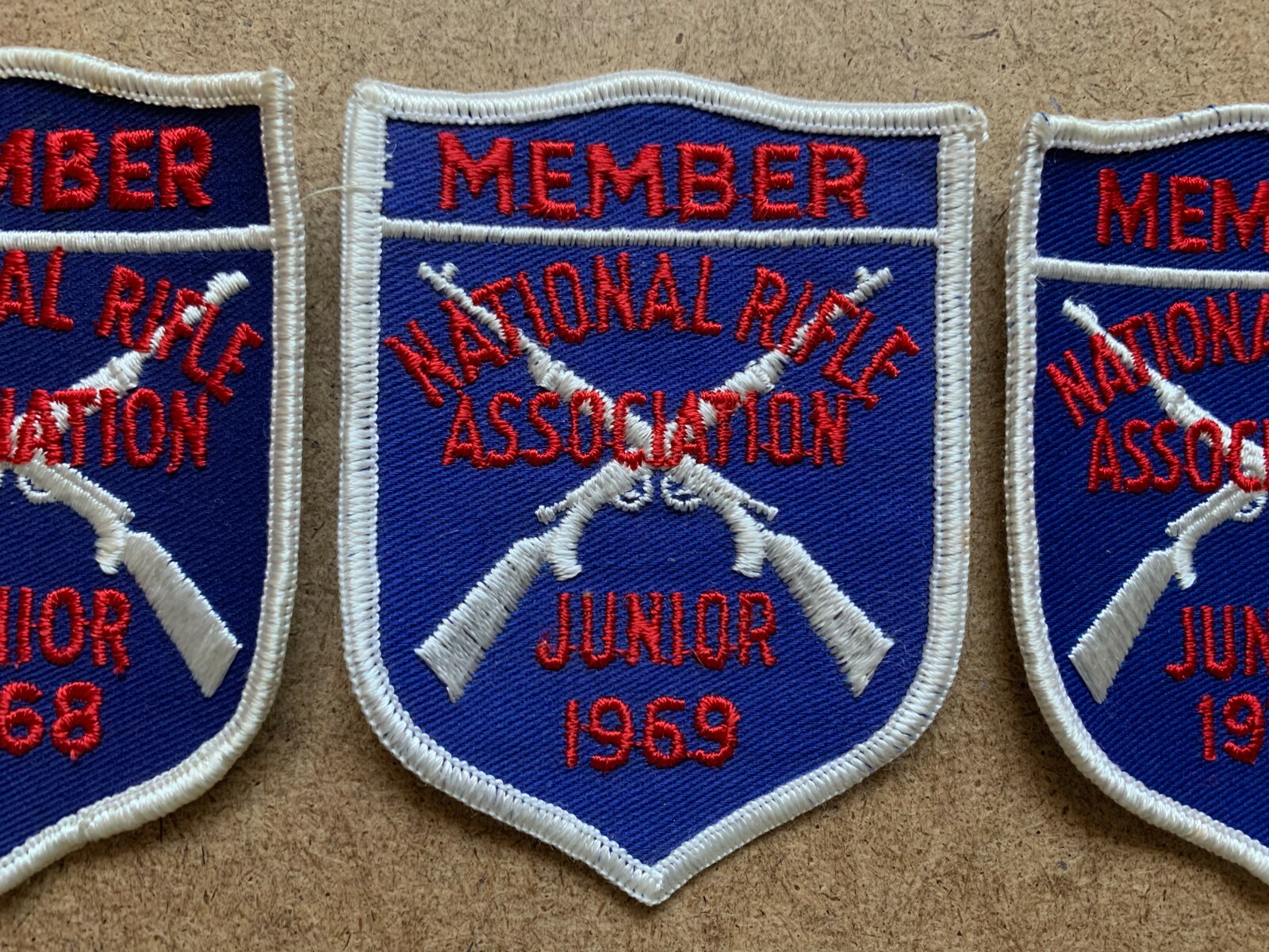 VINTAGE 1968 1969 1970 NRA NATIONAL RIFLE ASSOCIATION JUNIOR MEMBER ...