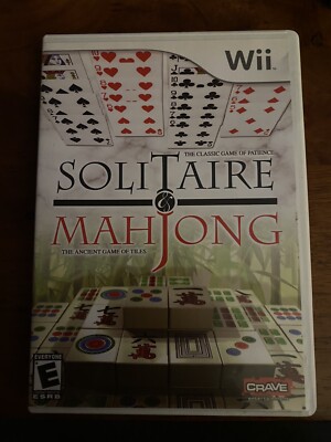 Solitaire & Mahjong (Nintendo Wii, 2009) 650008500370| eBay