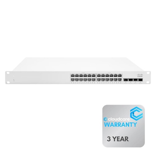 MS210-24P-HW Meraki MS210-24P 24 Port PoE Cloud Managed Switch (MS210 ...