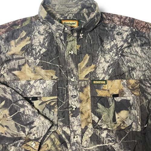 REMINGTON Shirt Mens XL Mossy Oak Breakup Long Sleeve Lightweight ...