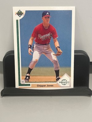 1991 top prospect Chipper Jones RC card, mint condition. | eBay