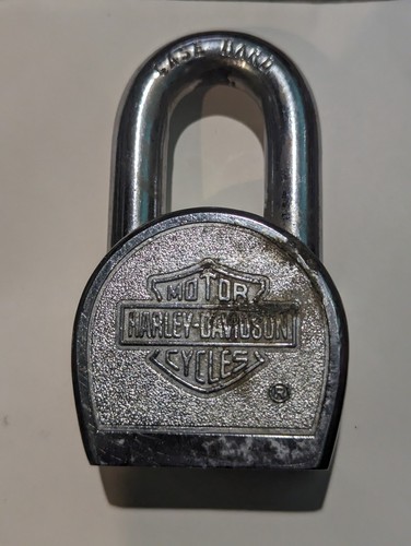 Vintage Harley Davidson Padlock No. 220 Master Lock Co. No key | eBay
