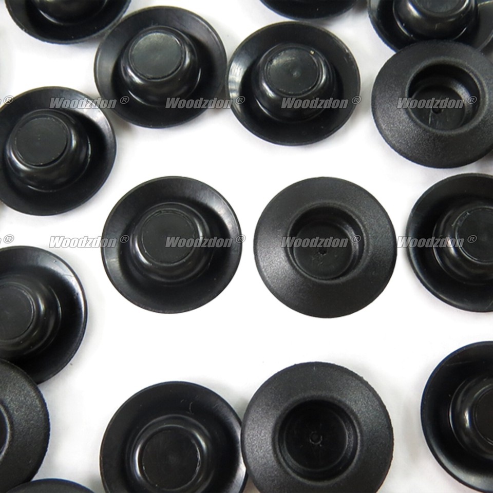 100 Pcs Depressed Center Hole Plugs Button 1/2" For Ford For Lincoln ...