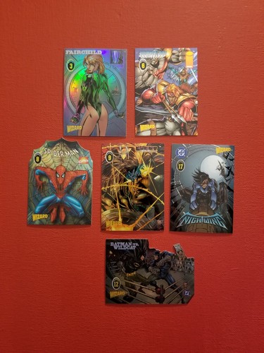 WIZARD MAGAZINE - TRADING CARD INSERT LOT OF 6 DIFFERENT | eBay