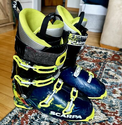 Scarpa Freedom SL 120 Alpine Touring Ski Boots Black Mondo 29.5 Mens | eBay
