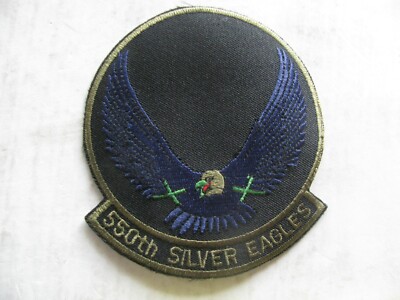USAF AIR FORCE 550TH SILVER EAGLES Fighter Squadron Military Patch 4 ...