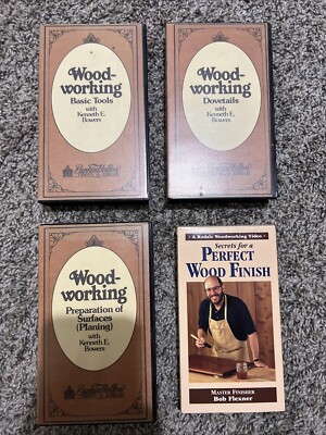 Woodworking Series For Kenneth E. Bowers X3 VHS By Punkin Hollow | eBay
