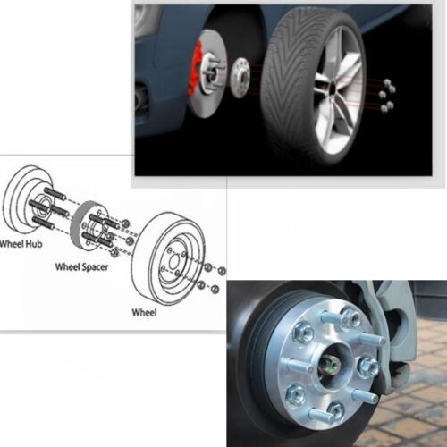 2PC 50mm Wheel Spacer Fit Toyota Land cruiser 100/105 200/205 70 76 78 ...