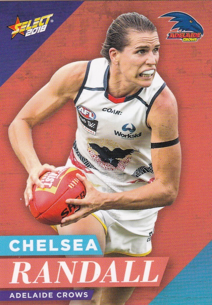 AFLW 2018 Select Adelaide Crows - Chelsea Randall Card No.226 | eBay