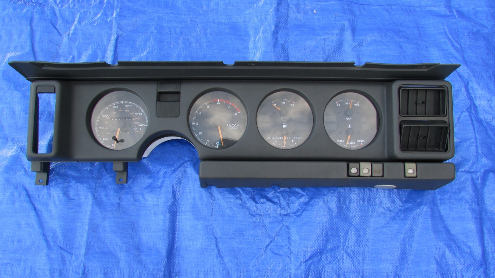 1982 1992 Firebird Trans Am Gauge Cluster With Electronic Speedometer ...