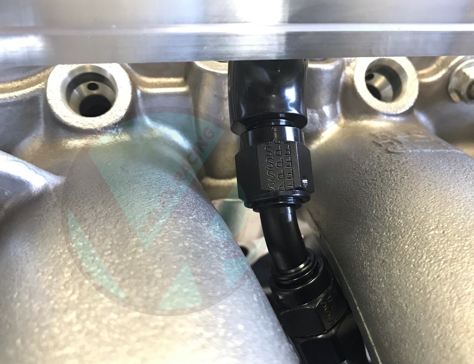 K Swap Center Feed 6AN Fuel System EG EK DC2 K Tuned Black Fuel Rail ...