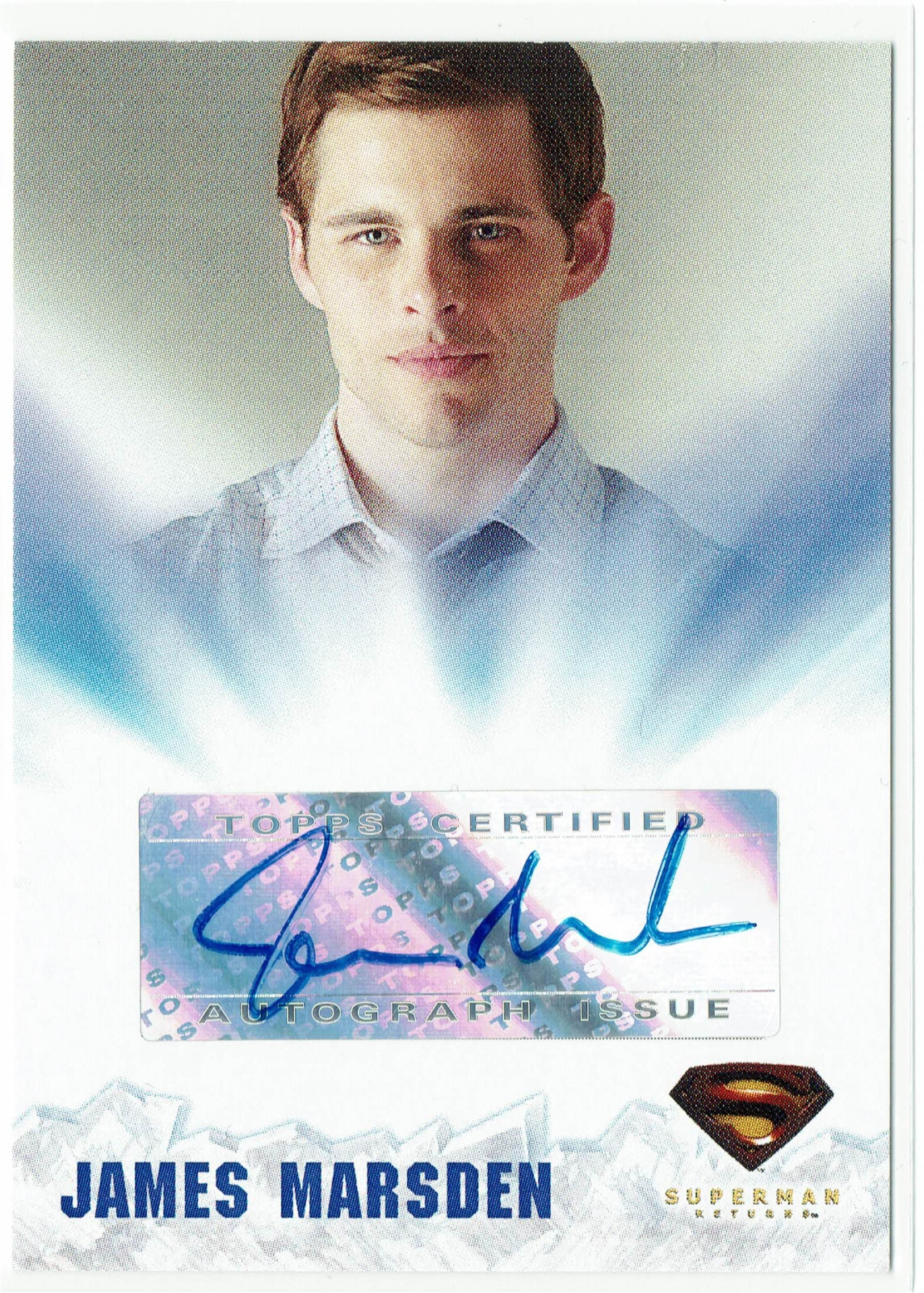 Superman Returns Topps 2006 Auto Autograph James Marsden as Richard ...