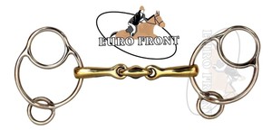 Universal 3 Ring Gag Horse Bit German Silver | eBay