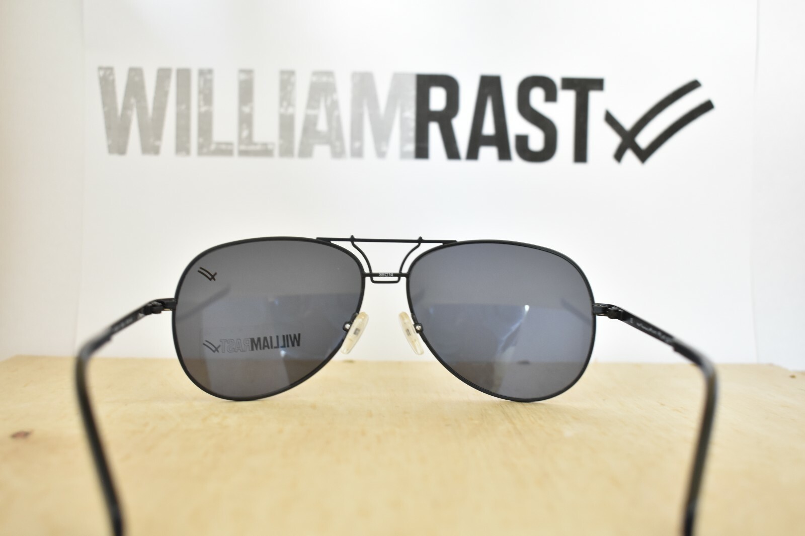 Authentic William Rast Sunglasses WRS 2013 Silver Black Metal Frame | eBay