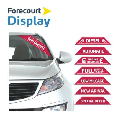 car for sale signs X 50 One Owner Windscreen Display Sticker Self ...