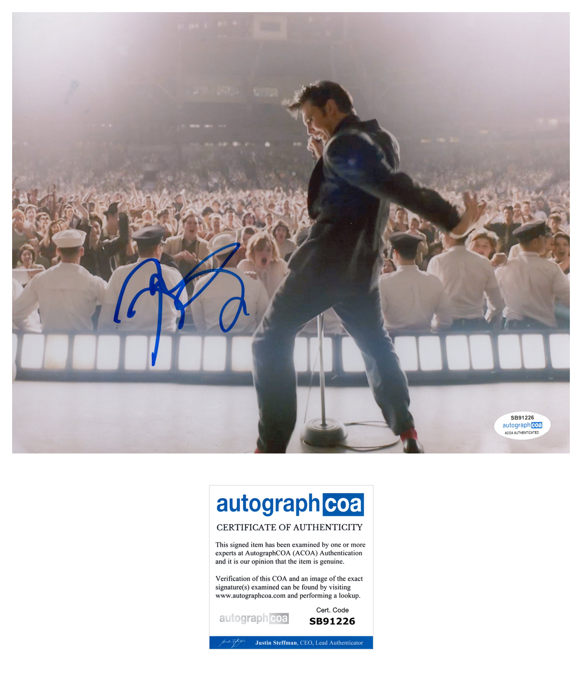 Austin Butler Elvis Autographed Signed 8x10 Photo ACOA | eBay