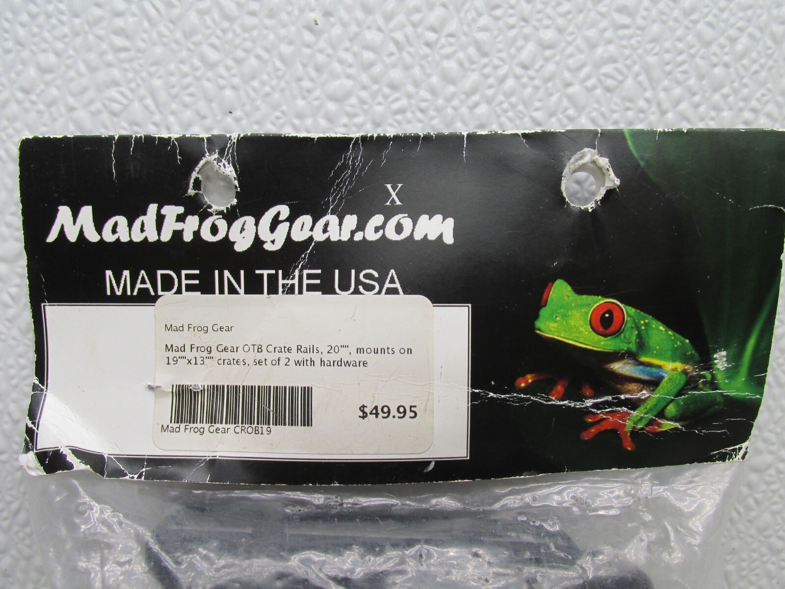 MAD FROG GEAR Kayak Crate 20" RAIL Fishing Accessories ORGANIZER MADE ...