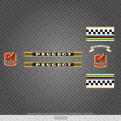 Decals, Stickers - Peugeot Bicycle Decal - Nelo's Cycles
