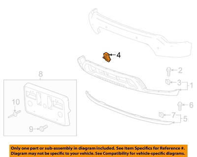 GM OEM 19-22 Sierra 1500 Bumper Components-Lower Cover Cover 84225821 ...