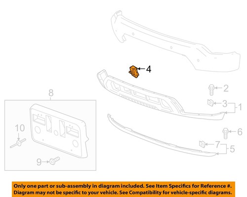 GM OEM 19-22 Sierra 1500 Bumper Components-Lower Cover Cover 84225821 ...
