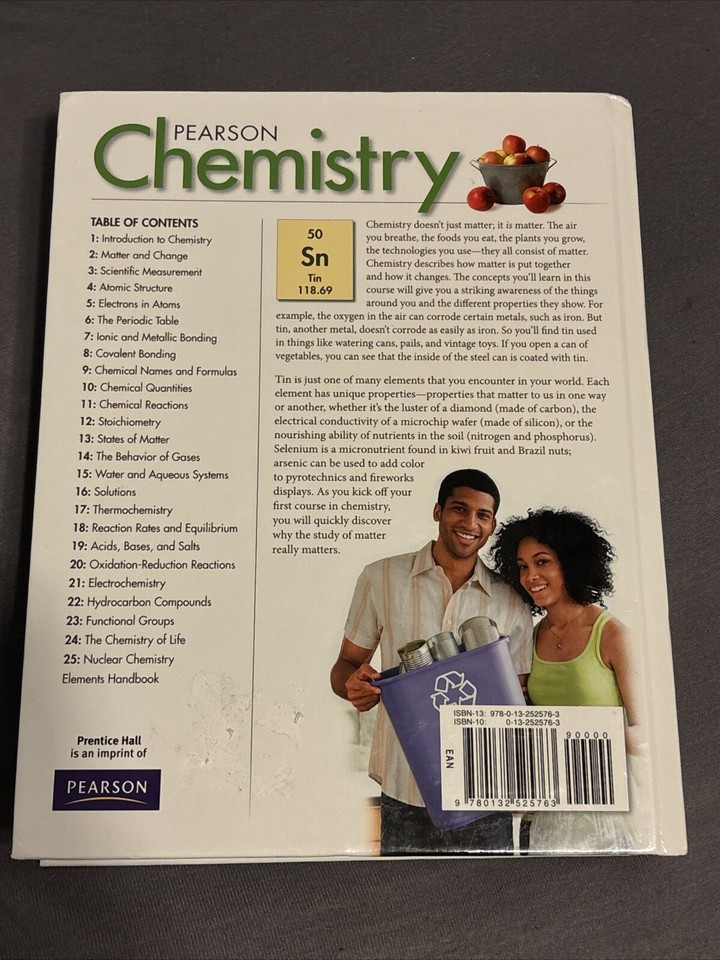 CHEMISTRY 2012 STUDENT EDITION (HARD COVER) GRADE 11 by PRENTICE HALL ...