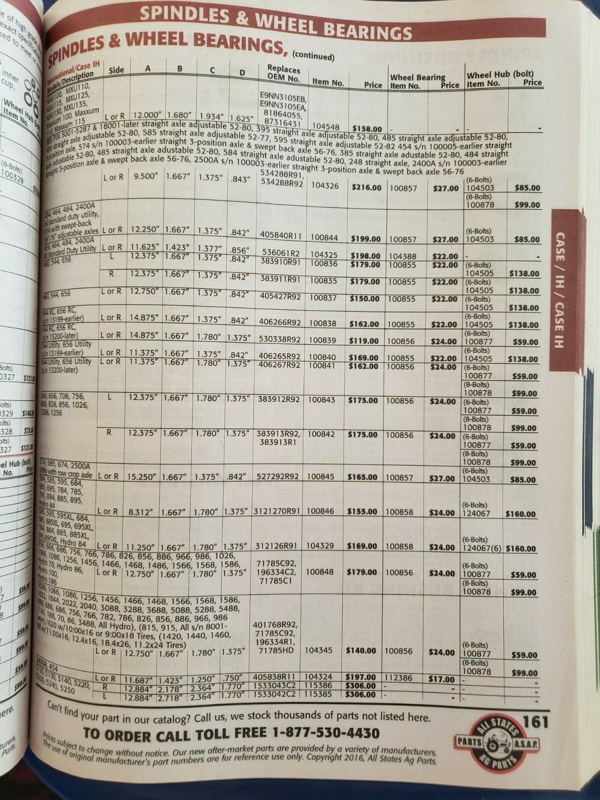 All States Ag Parts - 2016 Parts Catalog H | eBay