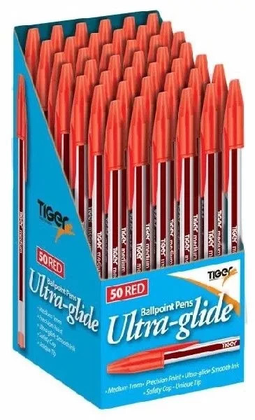 CRISTAL BALLPOINT PURPLE PENS– BIRO MEDIUM 1MM ULTRA GLIDE SMOOTH ...