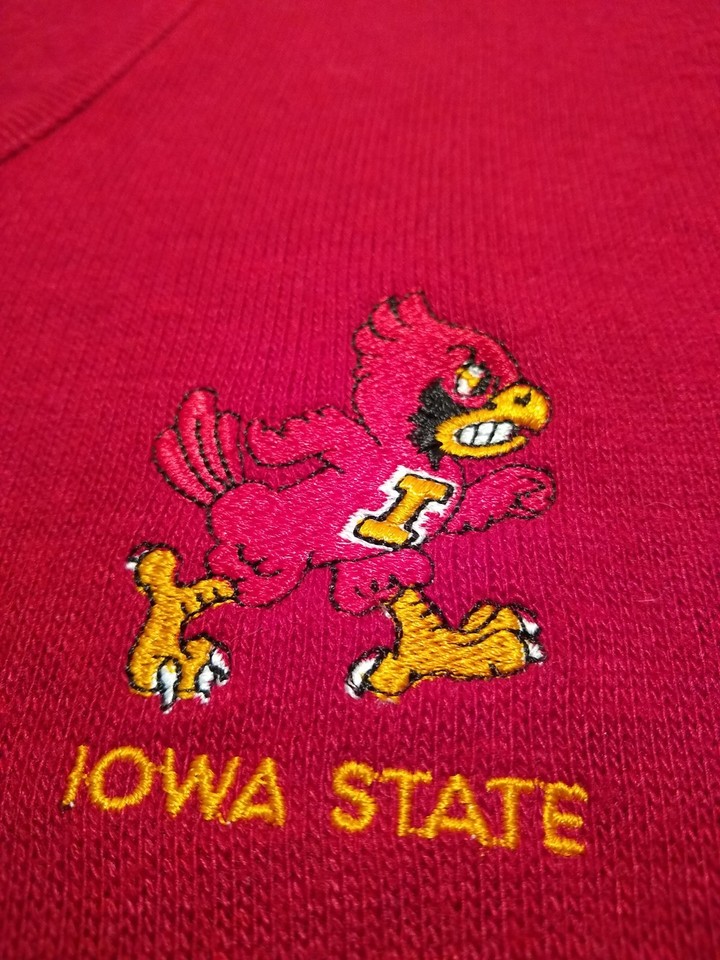Vintage Iowa State University Cyclones V-Neck Sweater Collegiate ...