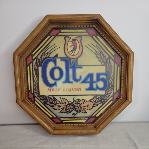 Vintage COLT 45 BEER Malt Liquor Light Up Sign It Works 1980 | eBay