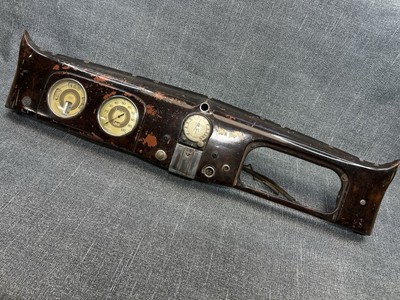 1937 Ford dash panel, gauges, radio head, flathead hot rat rod | eBay