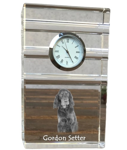 Gordon setter three-striped clock with a dog Art-Dog | eBay