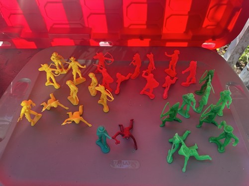 VINTAGE TIM-MEE TOYS FRONTIER INDIANS AND COWBOYS LOT Of 29 1970s | eBay