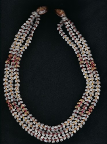 GENUINE HAWAIIAN NIIHAU 24-1/2, 26, 28 INCH CASCADING 3-STRAND ...