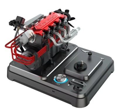 Toyan FS-L400 BGD-XP 4 Cylinder 4-stroke Nitro Engine w/ Base Fully ...