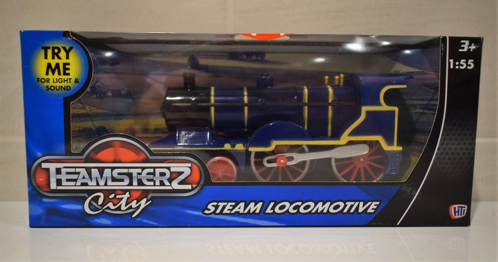 TEAMSTERZ DIECAST MODEL STEAM TANK ENGINE TRAIN SOUNDS RED BLUE THOMAS ...