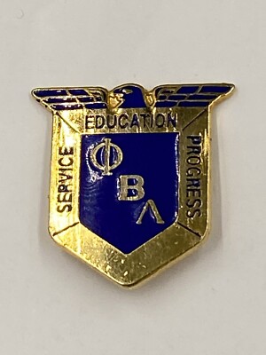 Vintage Phi Beta Lambda Service Education Progress Lapel Pin- FBLA ...