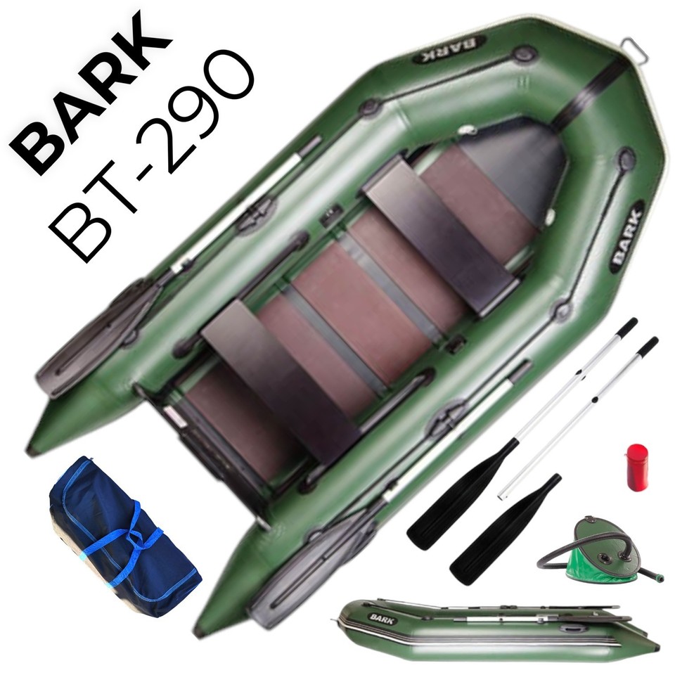 Inflatable Boat BARK BT-290 with Slatted Floor for 2 People 290×135 | eBay