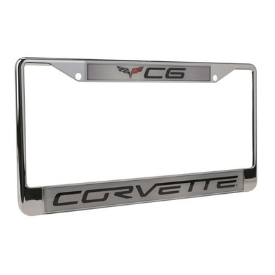 2005-2013 C6 Corvette License Plate Frame with Logo and Script | eBay